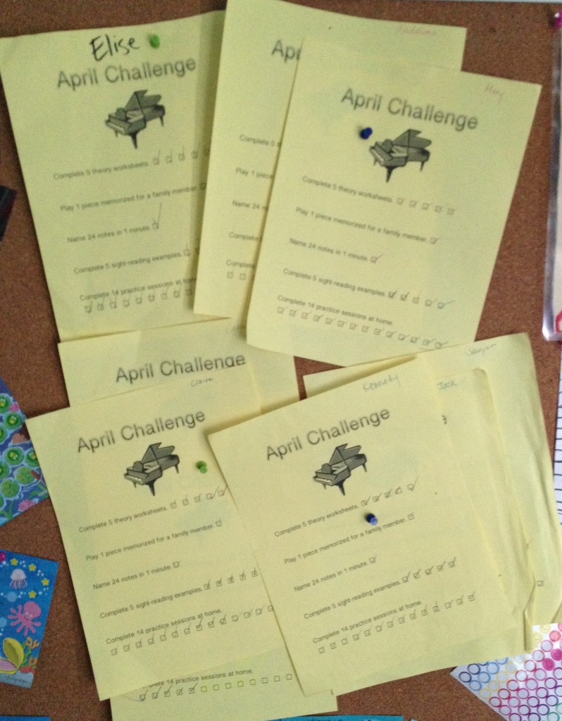 April Challenge Follow-Up