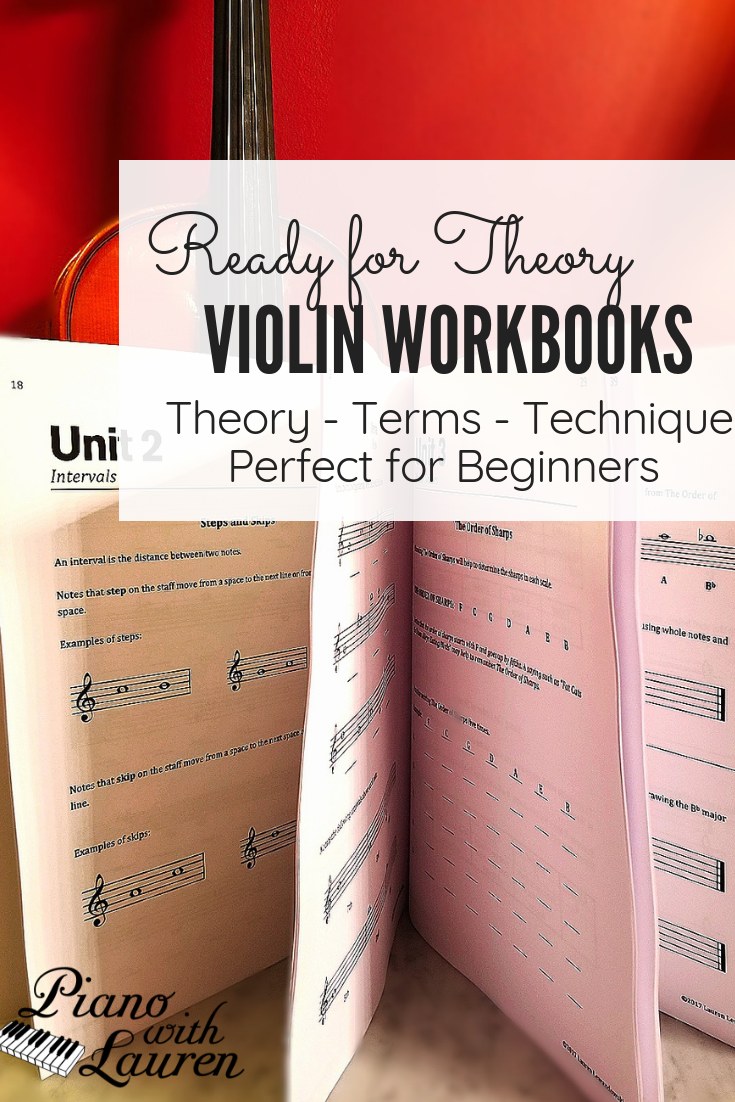 Ready for Theory® Violin Workbook, Level 2 | Piano with Lauren