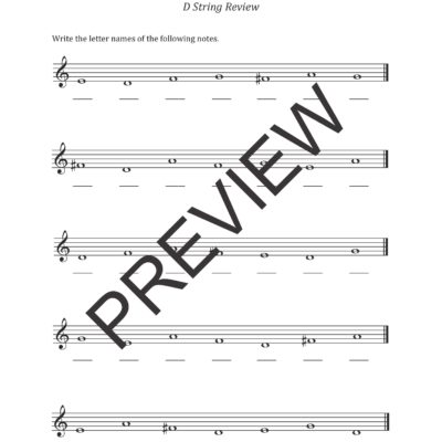 Ready for Theory® | Violin Theory Workbook Prep A | Violin Workbooks