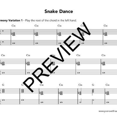 Snake Dance Piano Ensemble Music | Piano with Lauren