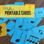 Free Printable Rhythm Cards - Piano with Lauren