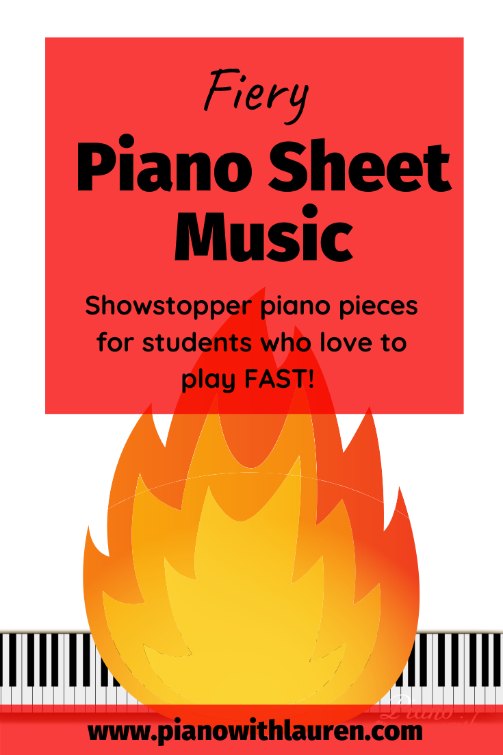 Fiery Piano Sheet Music - Pinterest (1) - Piano with Lauren