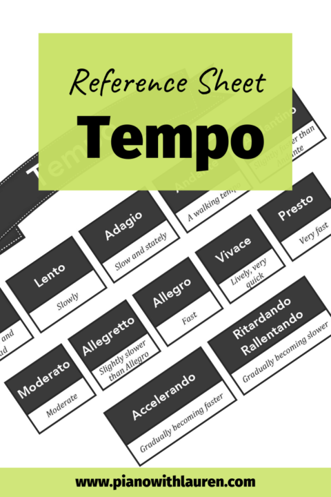 Free Printables for Piano Teaching - Piano with Lauren