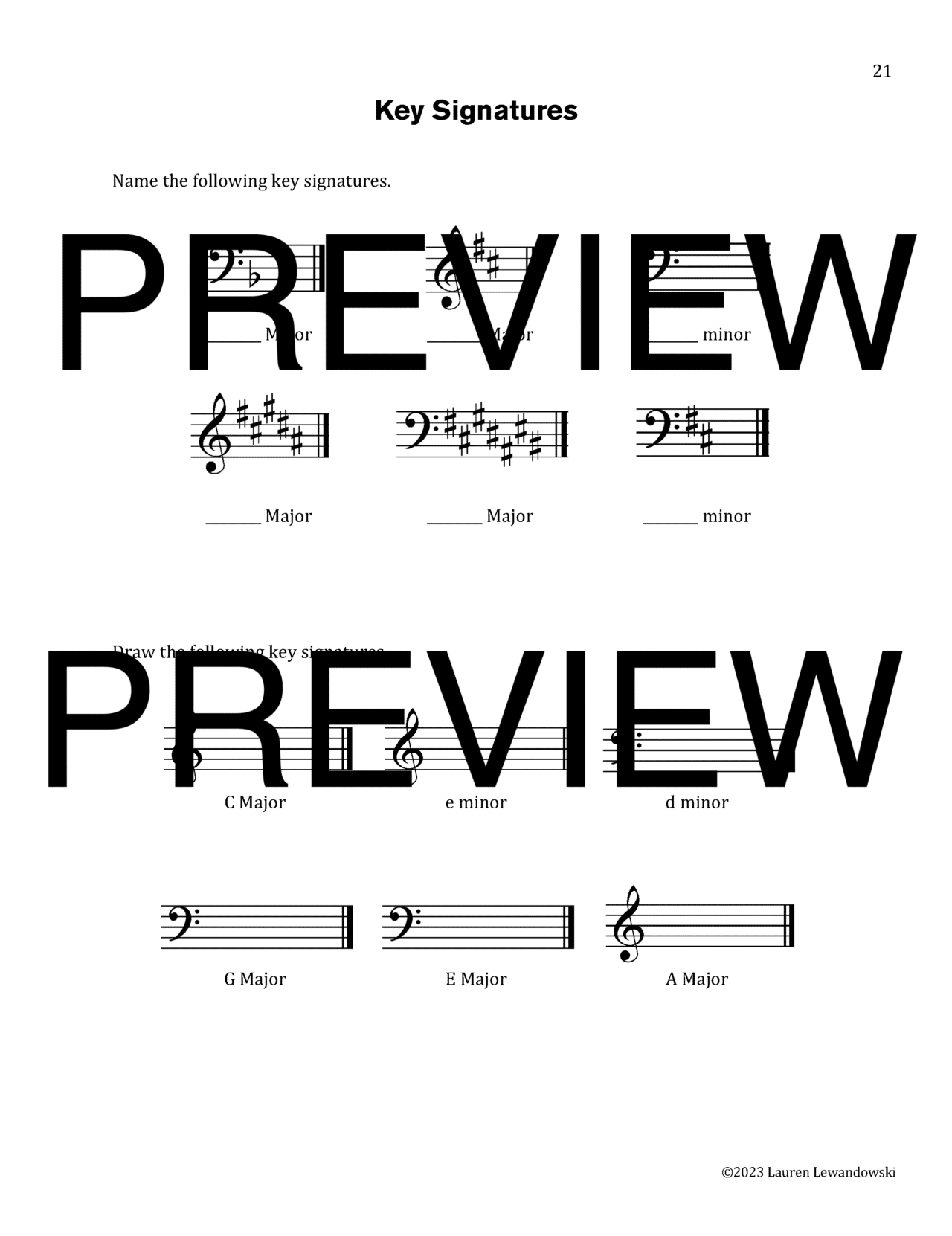 Level 2 Piano Review Book - Piano with Lauren