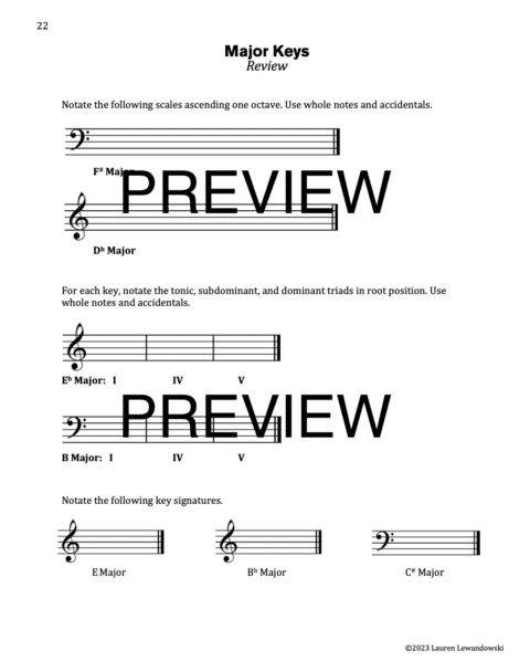 Level 3 Piano Review Book - Piano with Lauren