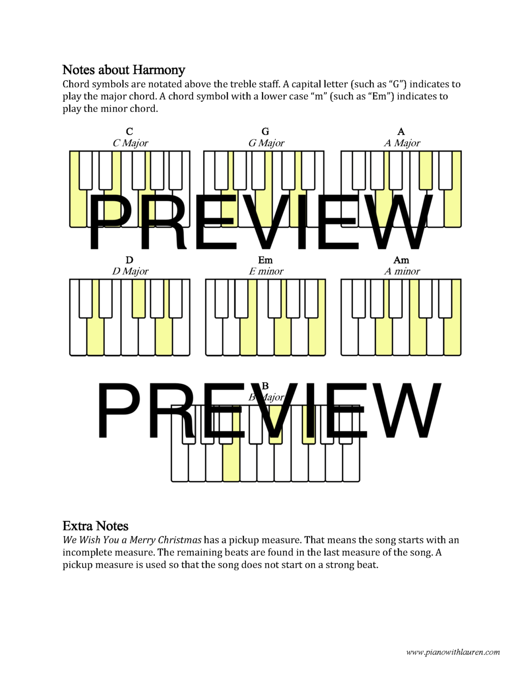 Christmas Piano Ensemble Music - For Mixed Levels - Piano with Lauren